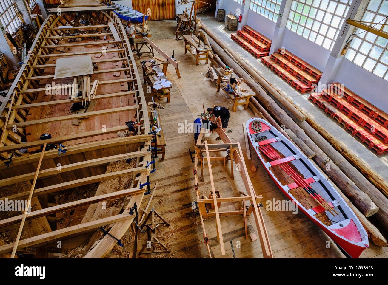Spain, Basque Country, Guipuscoa, Pasaia, Albaola, Faktoria Maritime ...
