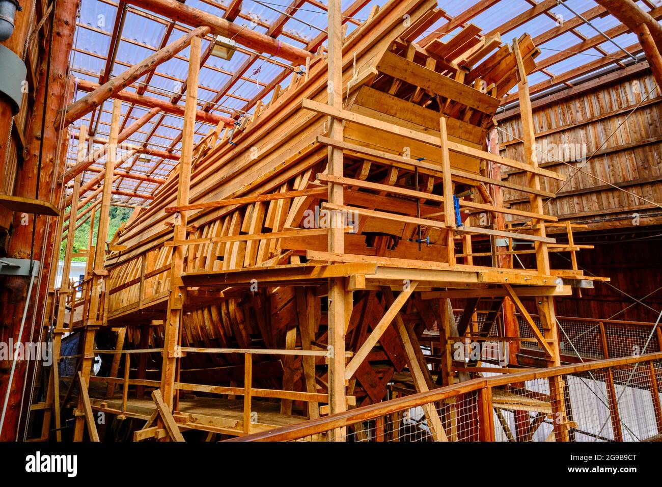 Spain, Basque Country, Guipuscoa, Pasaia, Albaola, Faktoria Maritime ...