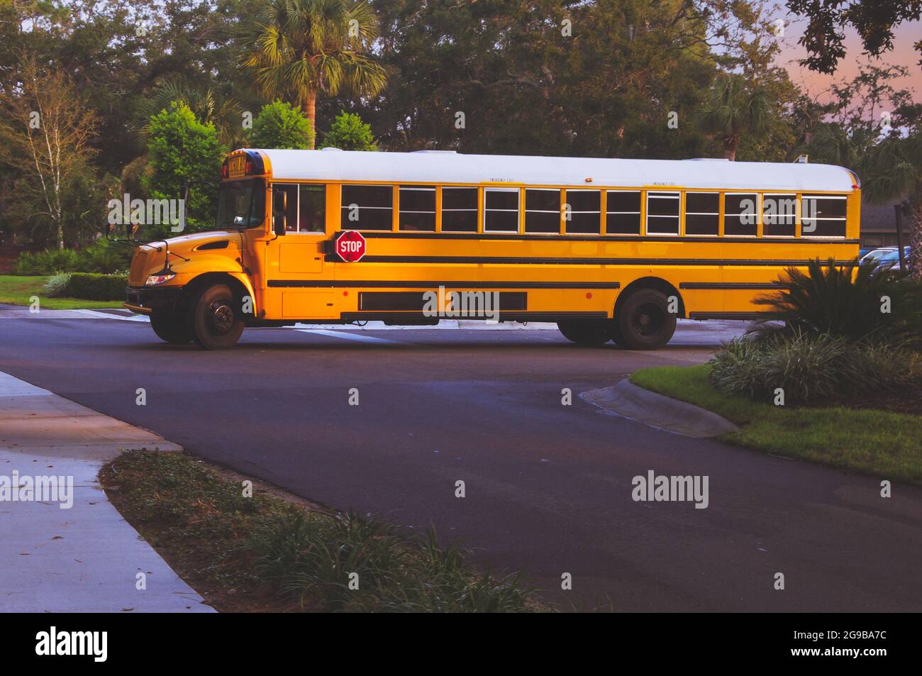 School Bus Inside View