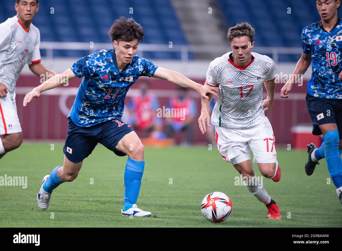 Tokyo, Japan. 26th July, 2021. TANAKA Ao (JPG) Men's Footaball, Japan ...