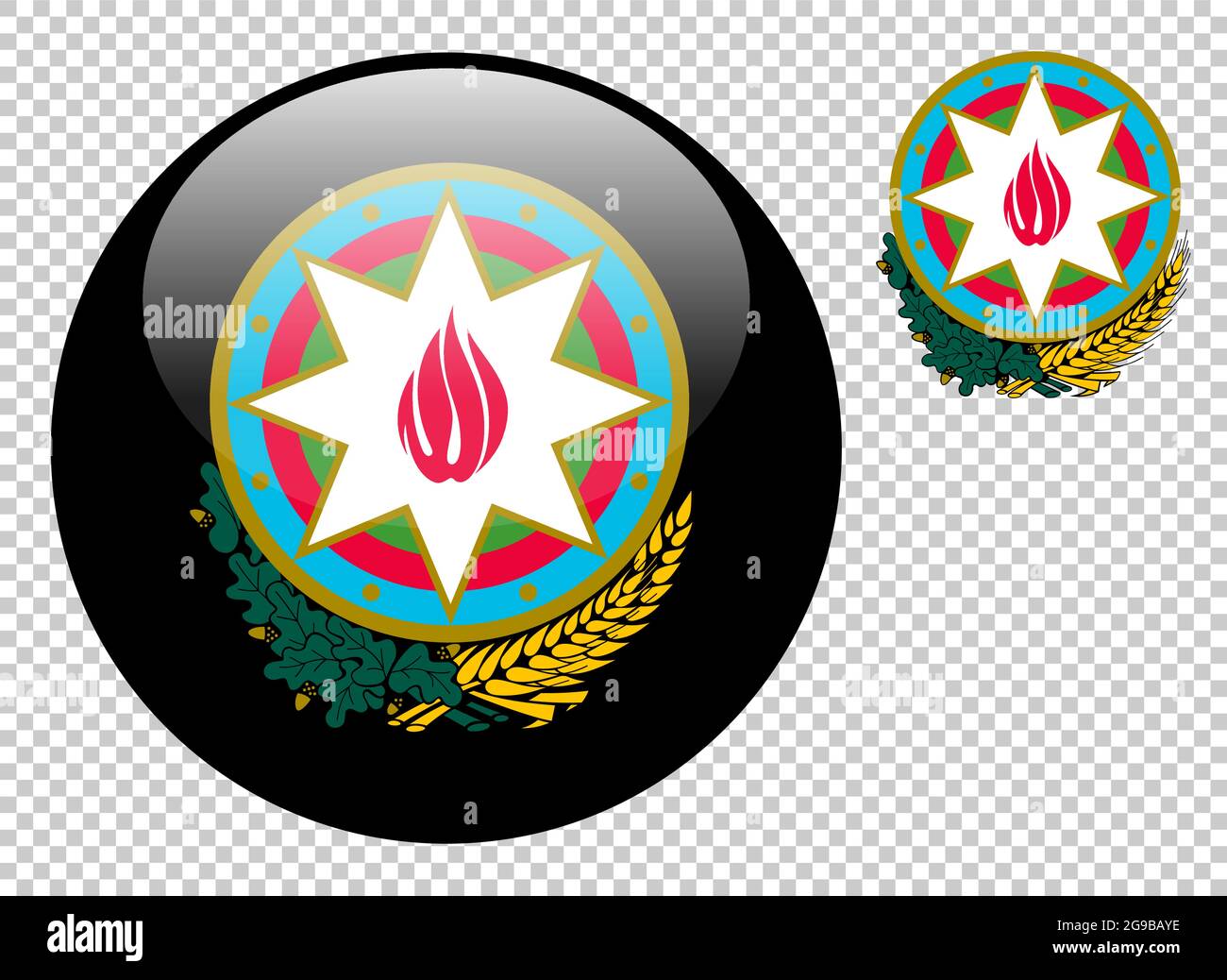 Coat of arms vector illustration on a transparent background Stock ...