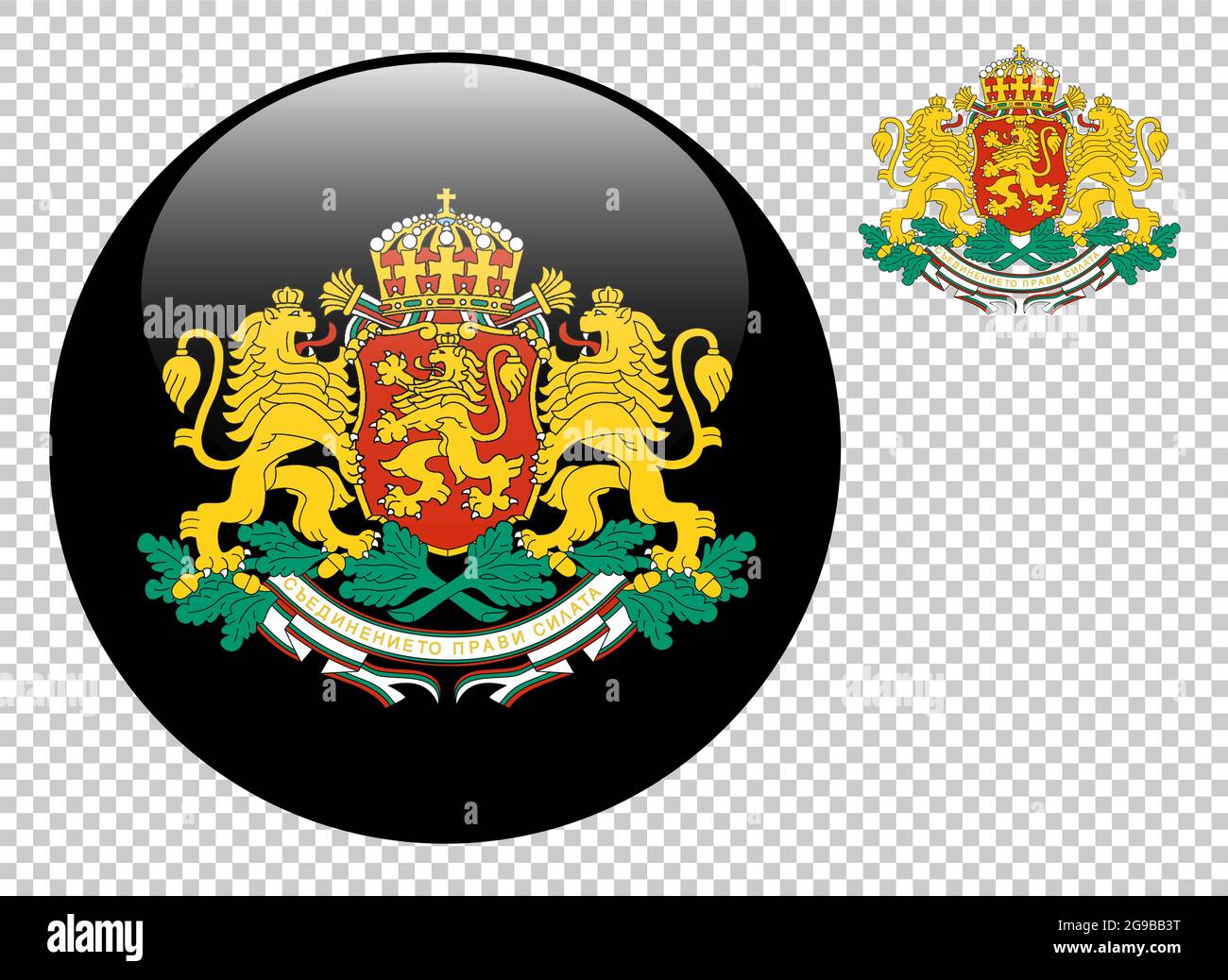 Coat of arms vector illustration on a transparent background Stock ...