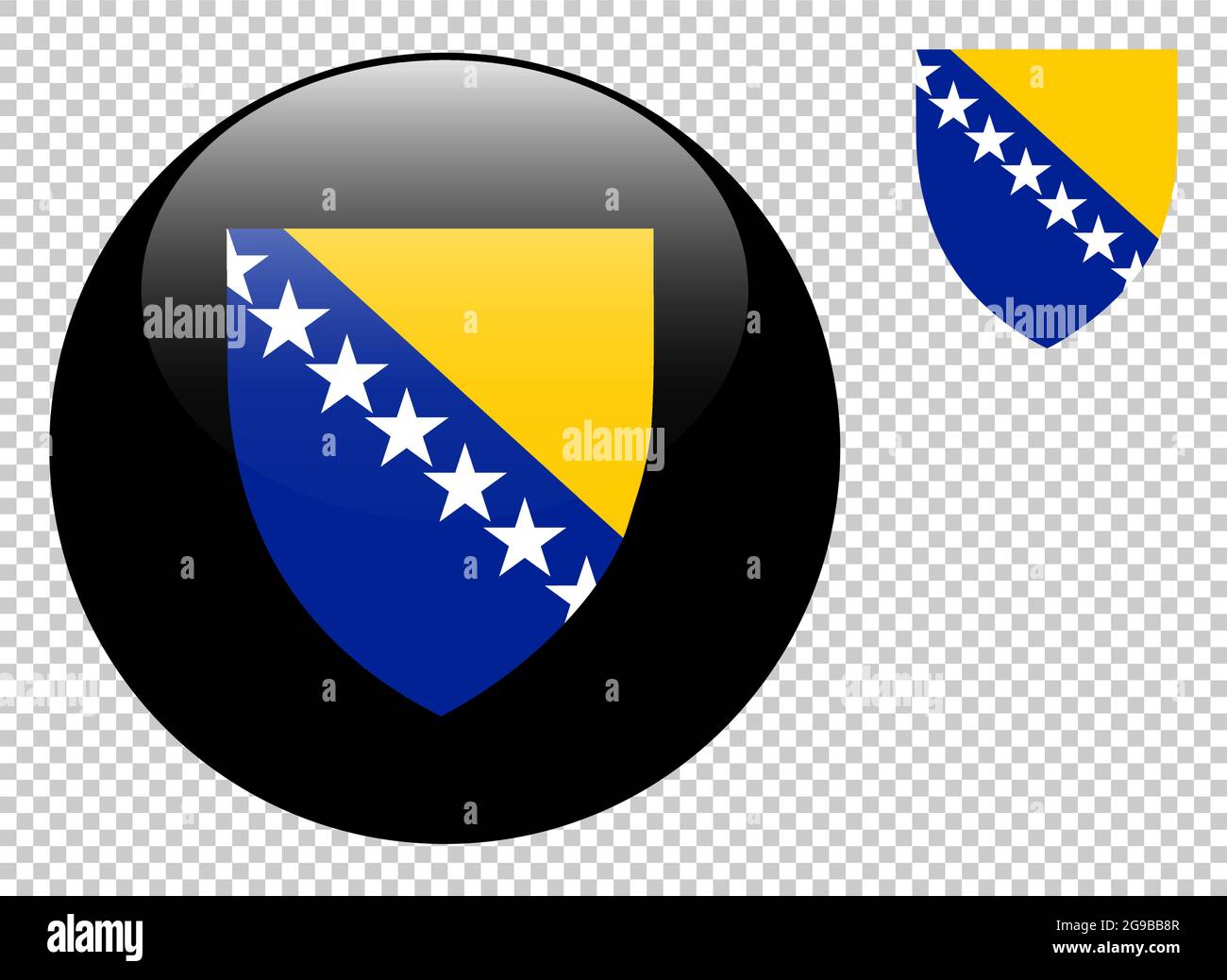 Coat of arms vector illustration on a transparent background Stock ...
