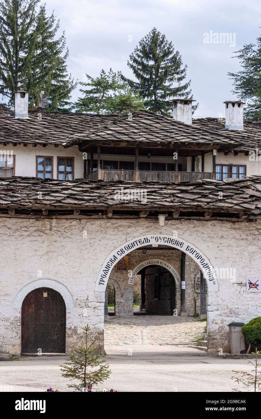 Troyan Monastery, “Assumption of Virgin Mary”, famous for its interior ...