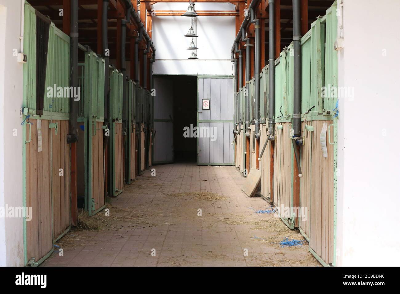 Modern stable with boxes hi-res stock photography and images - Alamy