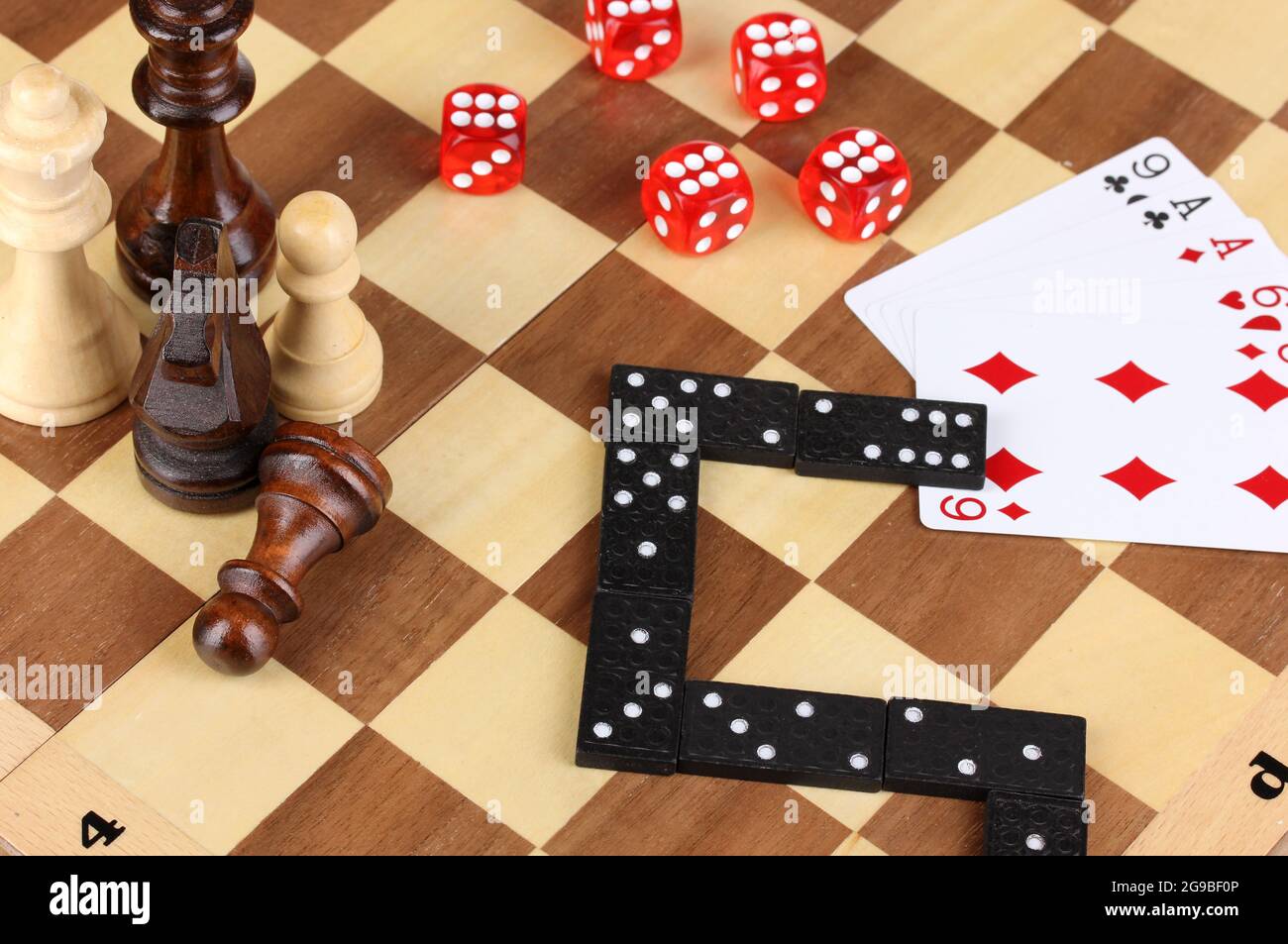mix of games close-up Stock Photo - Alamy