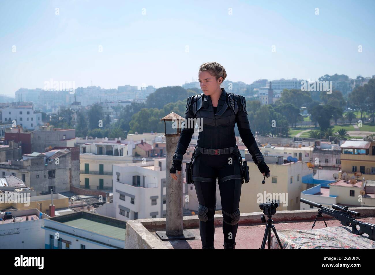 FLORENCE PUGH in BLACK WIDOW (2020), directed by CATE SHORTLAND. Credit ...