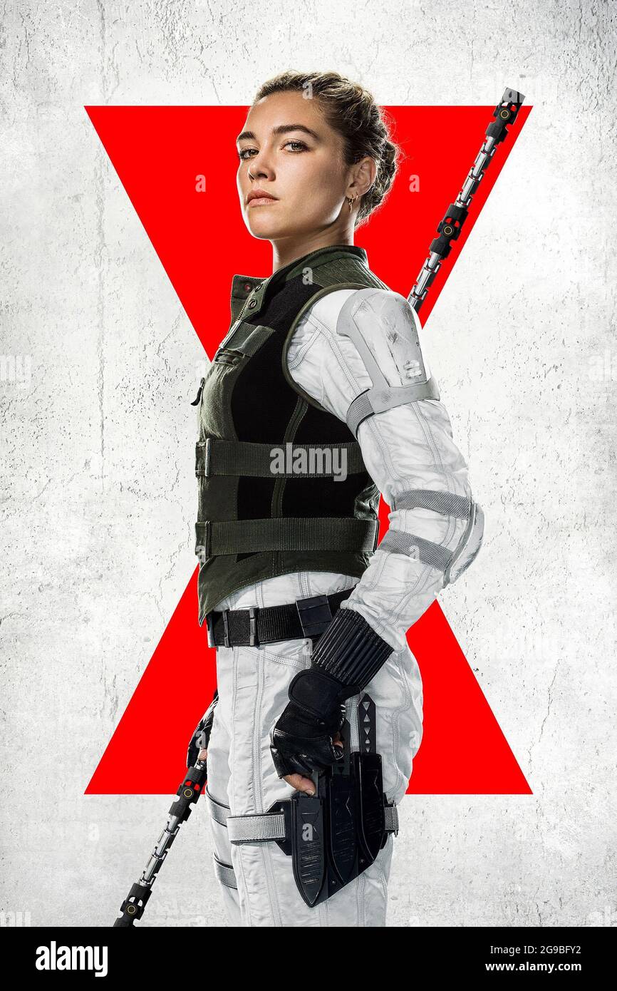 FLORENCE PUGH in BLACK WIDOW (2020), directed by CATE SHORTLAND. Credit ...