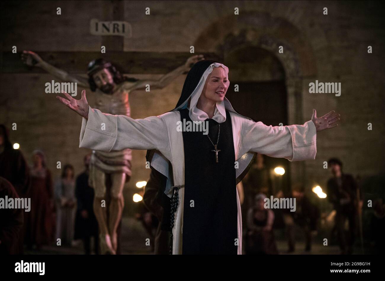 VIRGINIE EFIRA in BENEDETTA (2021), directed by PAUL VERHOEVEN. Credit ...