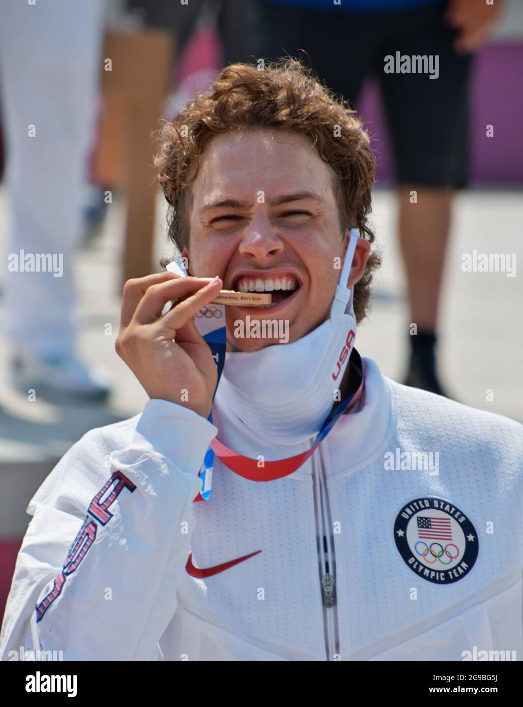 Tokyo, Japan. 25th July, 2021. Bronze medalist Jagger Eaton of the ...