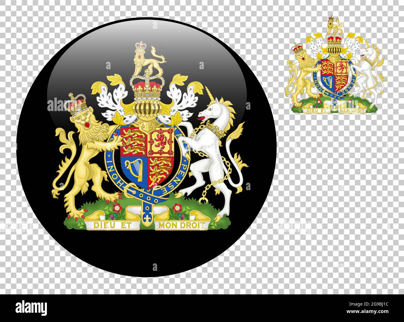 Coast of arms vector illustration on a transparent background Stock ...