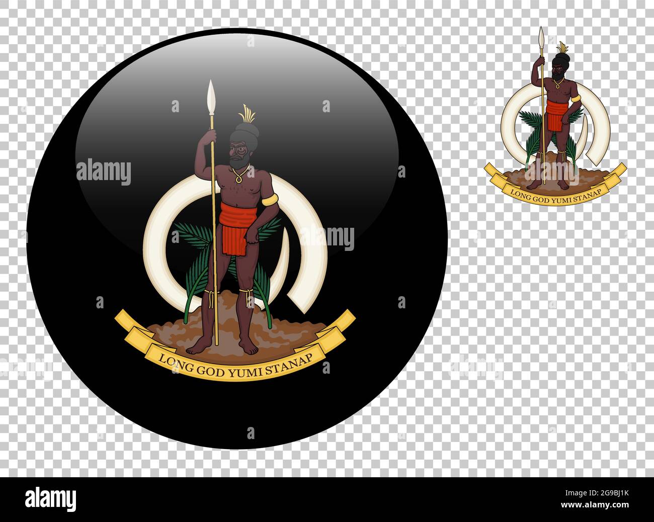 Coast of arms vector illustration on a transparent background Stock ...