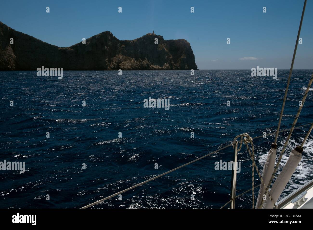 Sailing in Mallorca, Mallorca, Balearic Islands Stock Photo - Alamy