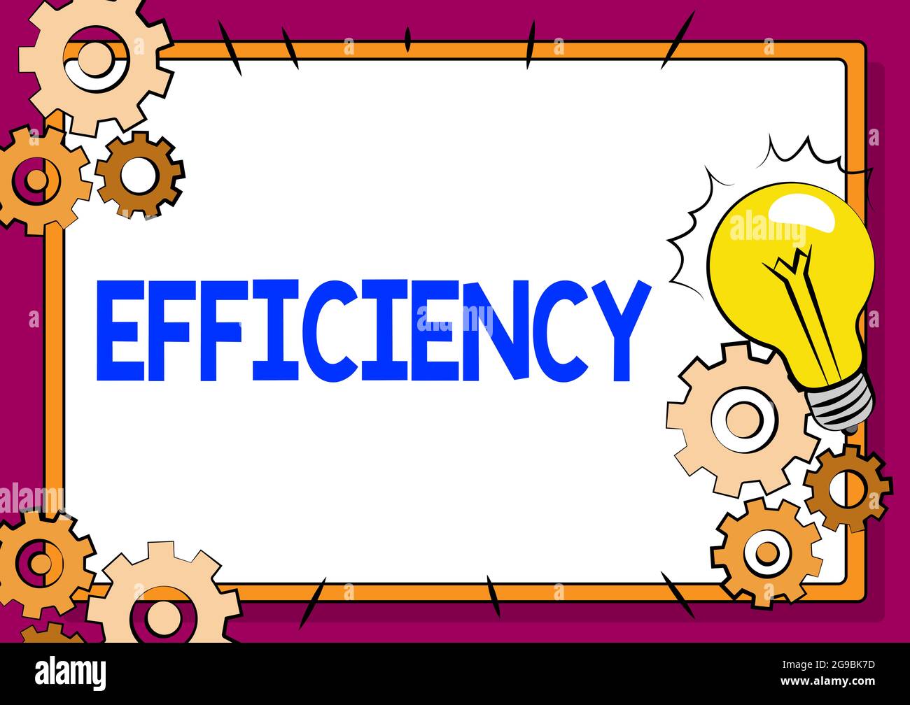 Conceptual display Efficiency. Business approach ability to prevent a ...