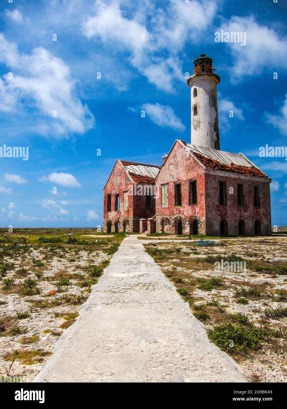 A beautiful view of the pathway that leads to the abandoned lighthouse ...