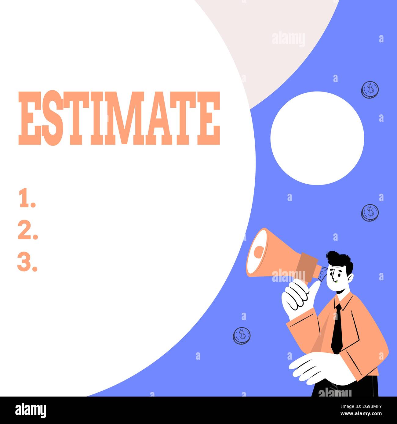 Inspiration showing sign Estimate. Business showcase calculate or ...