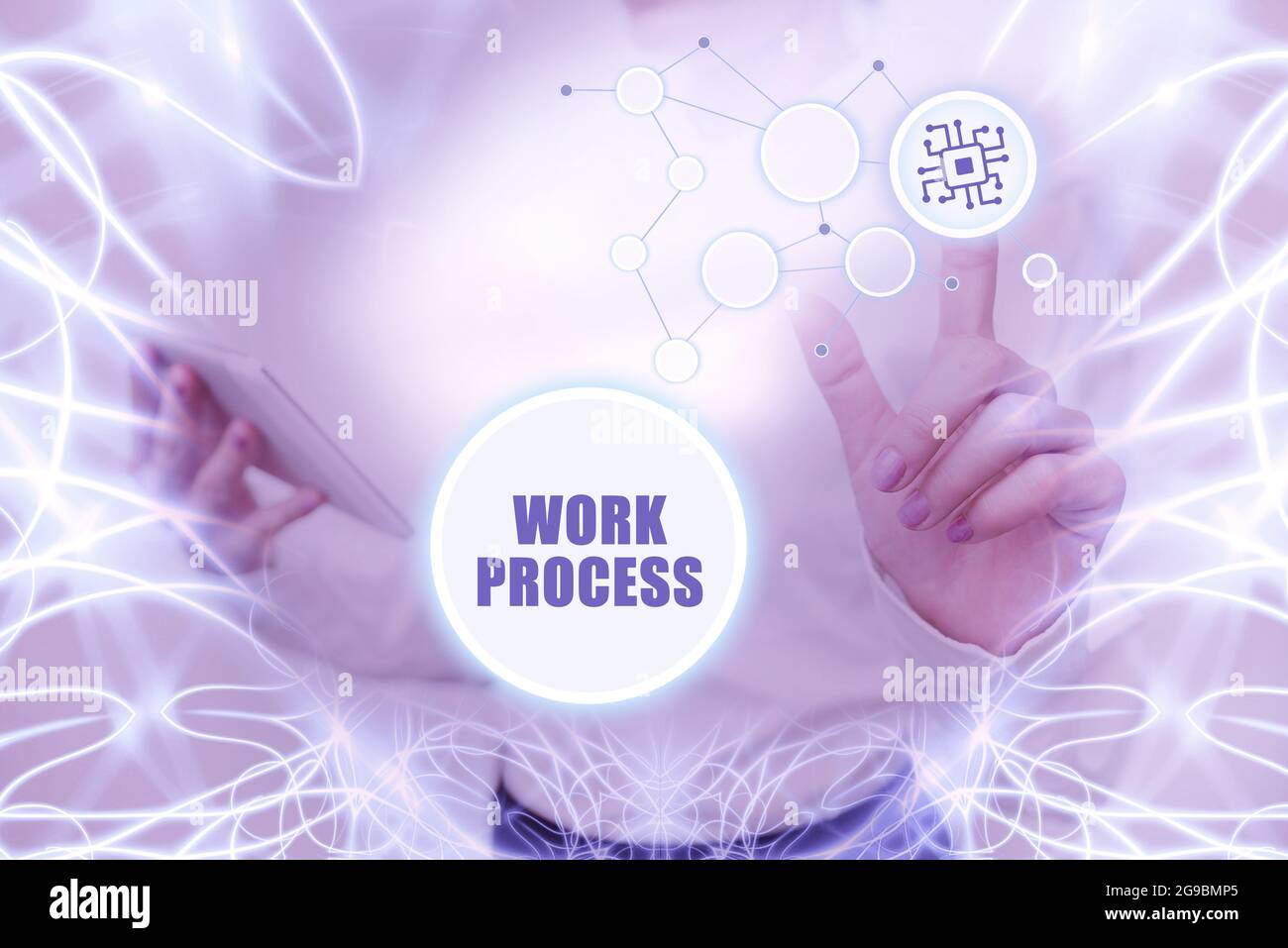 Text sign showing Work Process. Business idea Standard procedures how ...