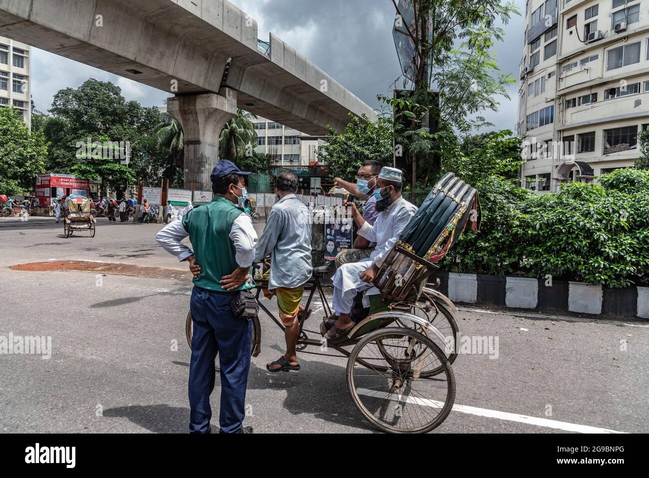 Bangladesh. 25th July, 2021. Today, July 25, the magistrate of RAB 3 in ...