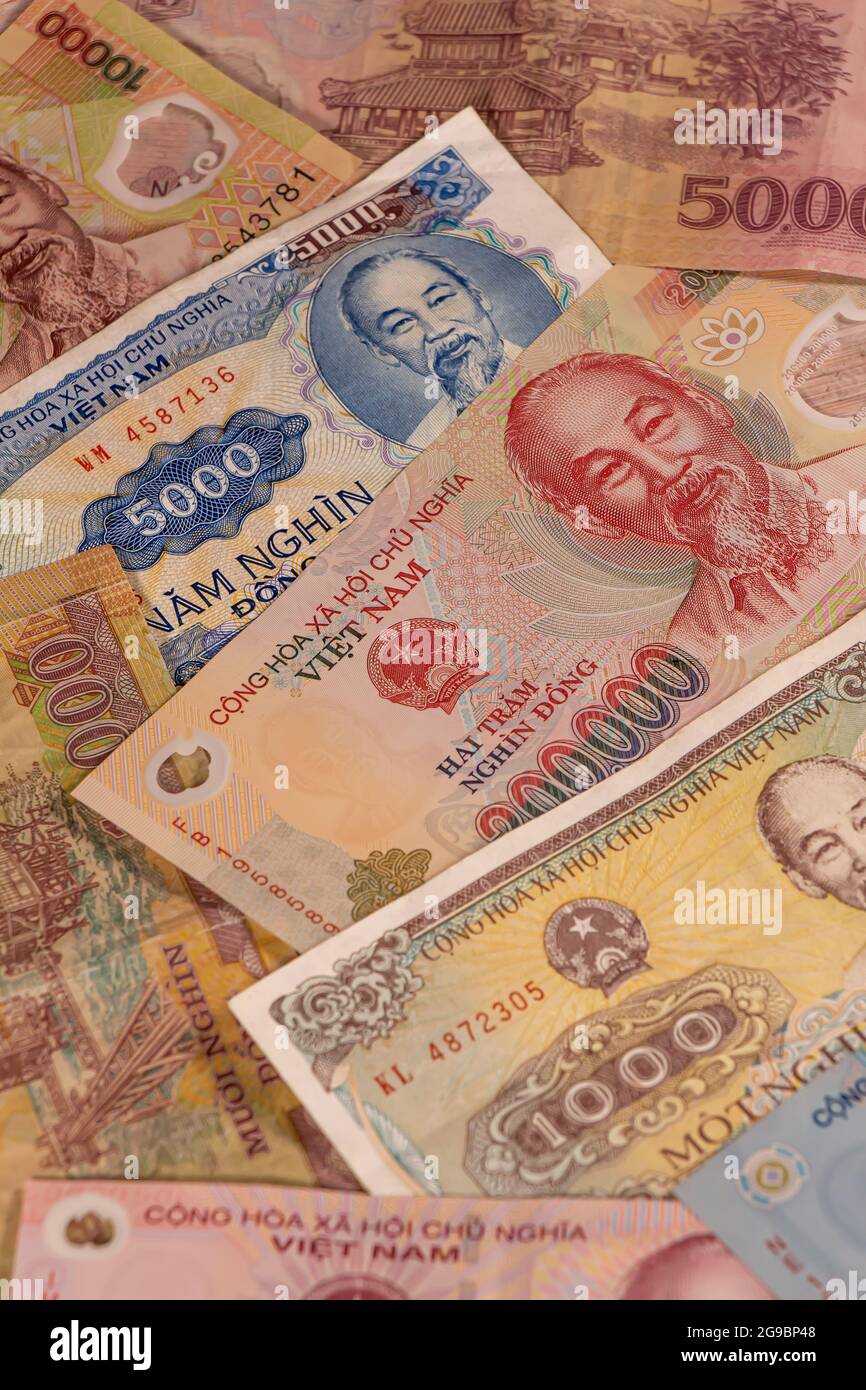 Vietnam banknote hi-res stock photography and images - Alamy