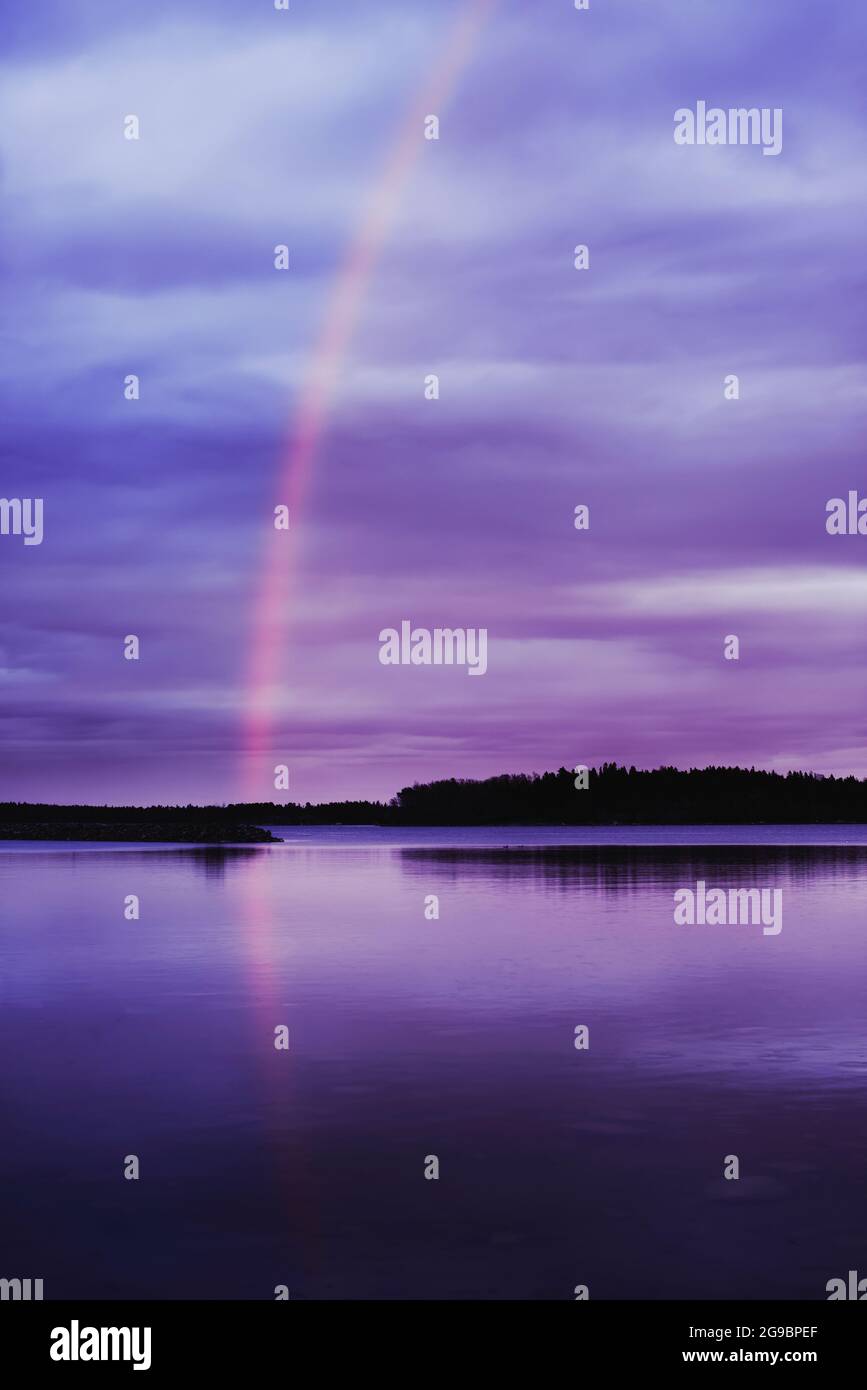 Reflected rainbow in water hi-res stock photography and images - Alamy