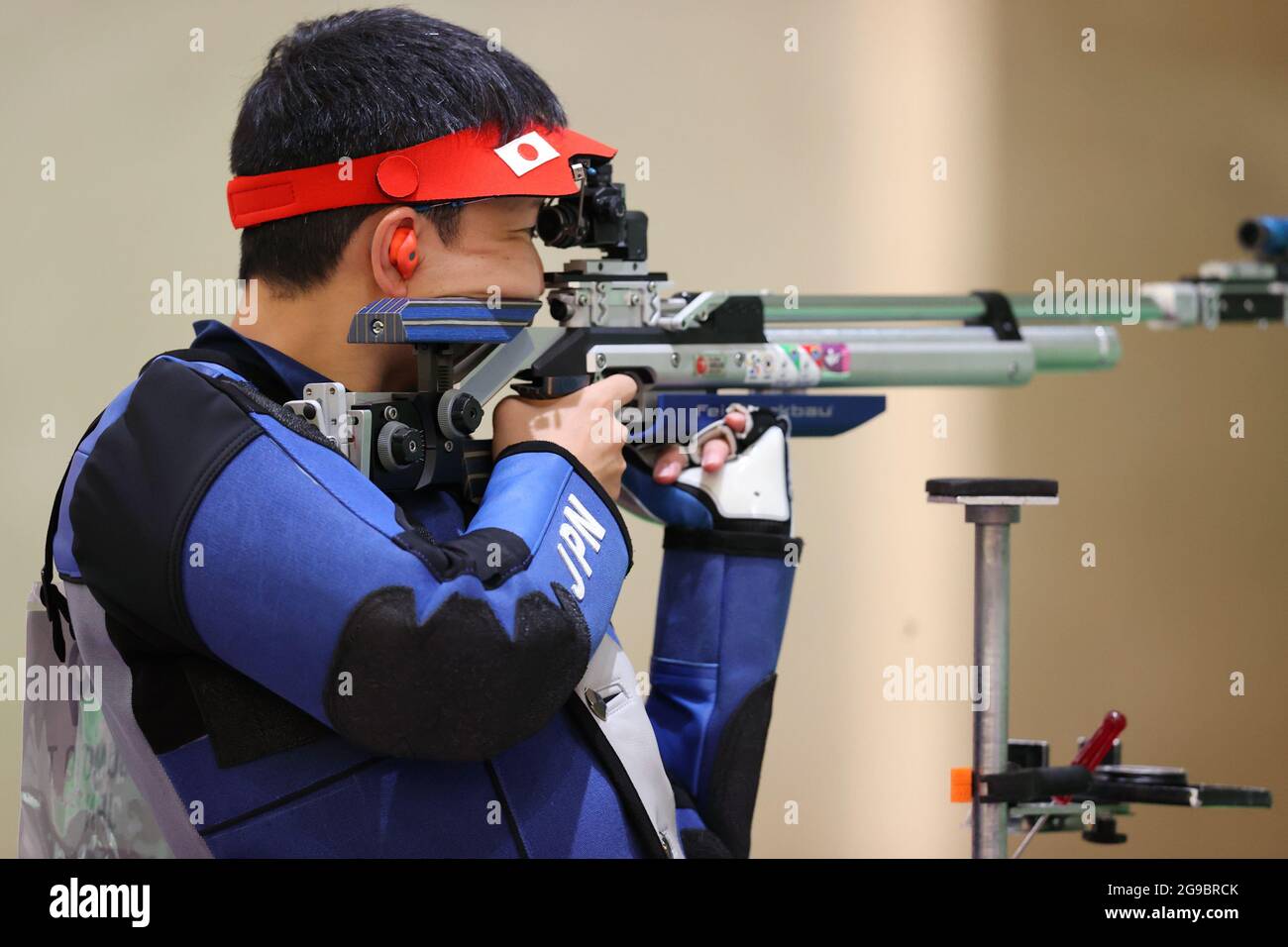 Tokyo, Japan. 25th July, 2021. Takayuki Matsumoto (JPN) Shooting ...