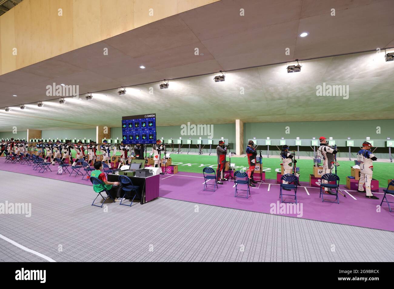 Tokyo, Japan. 25th July, 2021. General view Shooting - Rifle : Men's ...