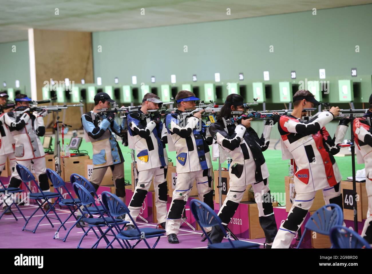 Tokyo, Japan. 25th July, 2021. General view Shooting - Rifle : Men's ...