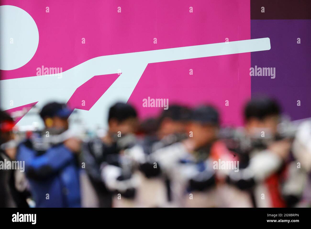 Tokyo, Japan. 25th July, 2021. General view Shooting - Rifle : Men's ...
