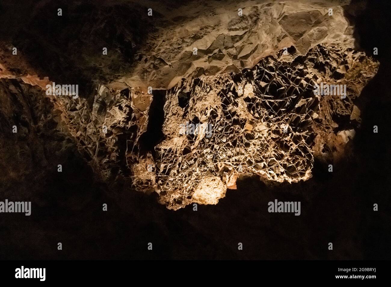 Boxwork formations wind cave national park south hi-res stock ...
