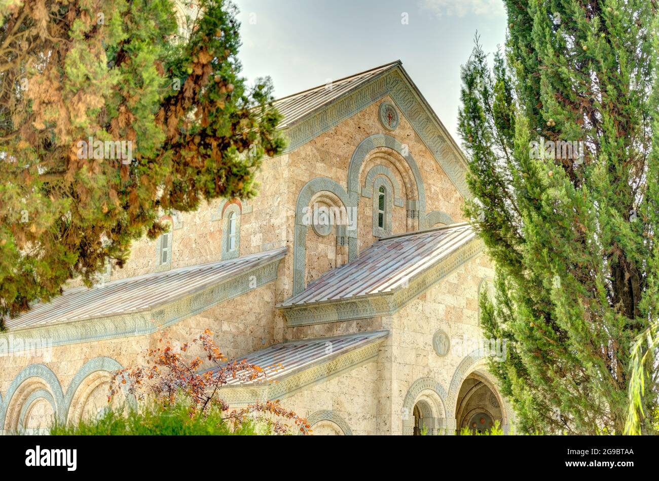 Bodbe Monastery, Georgia Stock Photo - Alamy