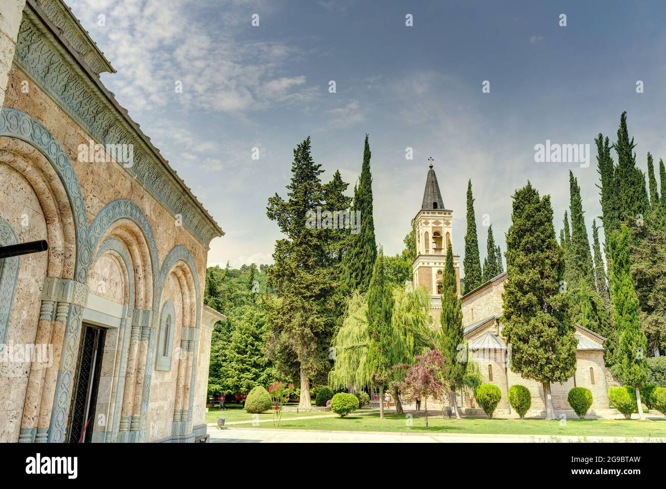 Bodbe Monastery, Georgia Stock Photo - Alamy