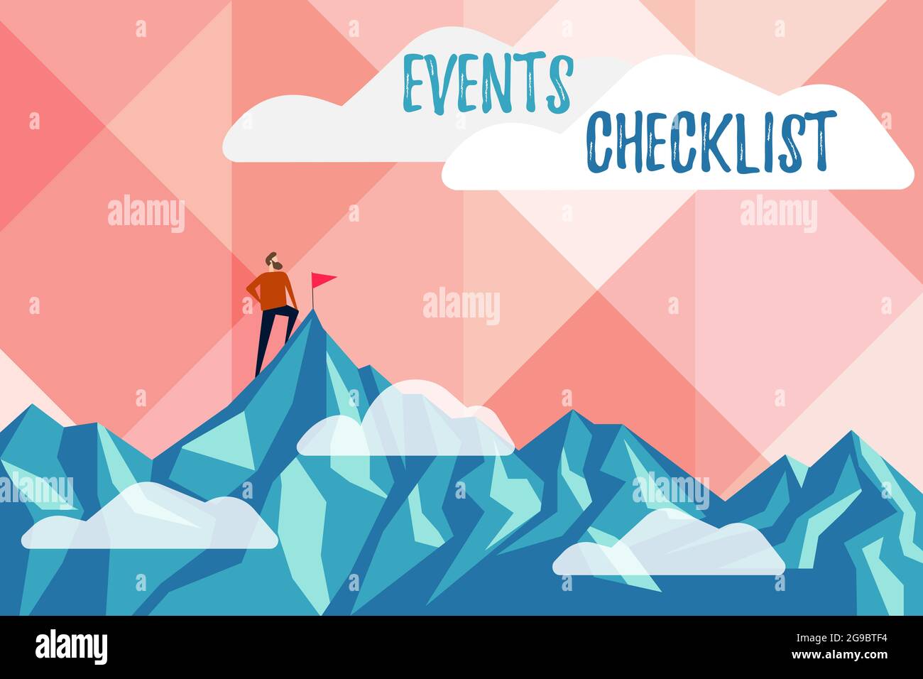 Conceptual caption Events Checklist. Business idea invaluable tool for ...