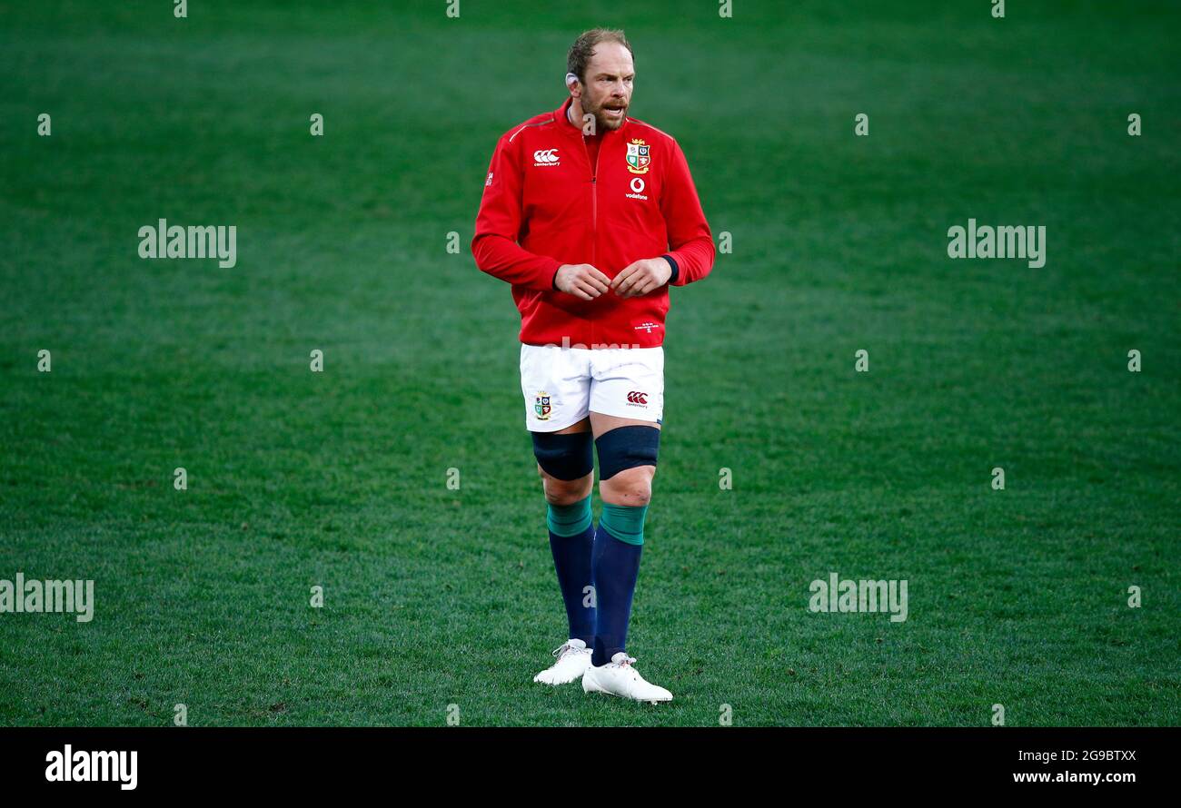 Alun Wyn Jones of the British & Irish Lions during the Castle Lager ...