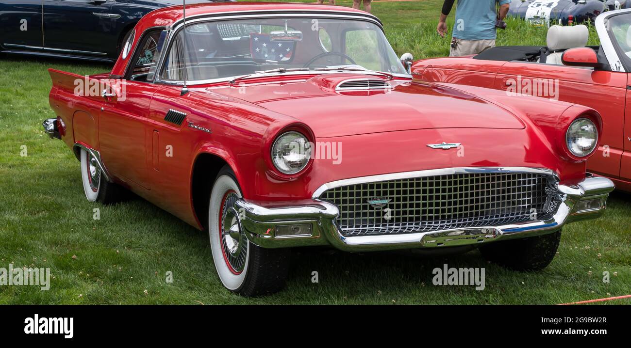 1957 ford thunderbird race car hi-res stock photography and images - Alamy