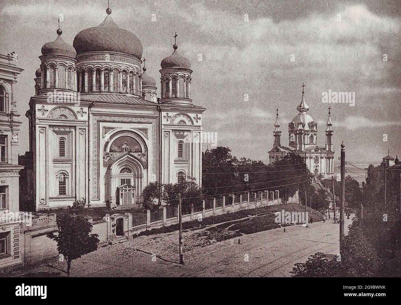 Tithe Church - Kiev, Ukraine, circa 1900 Stock Photo - Alamy