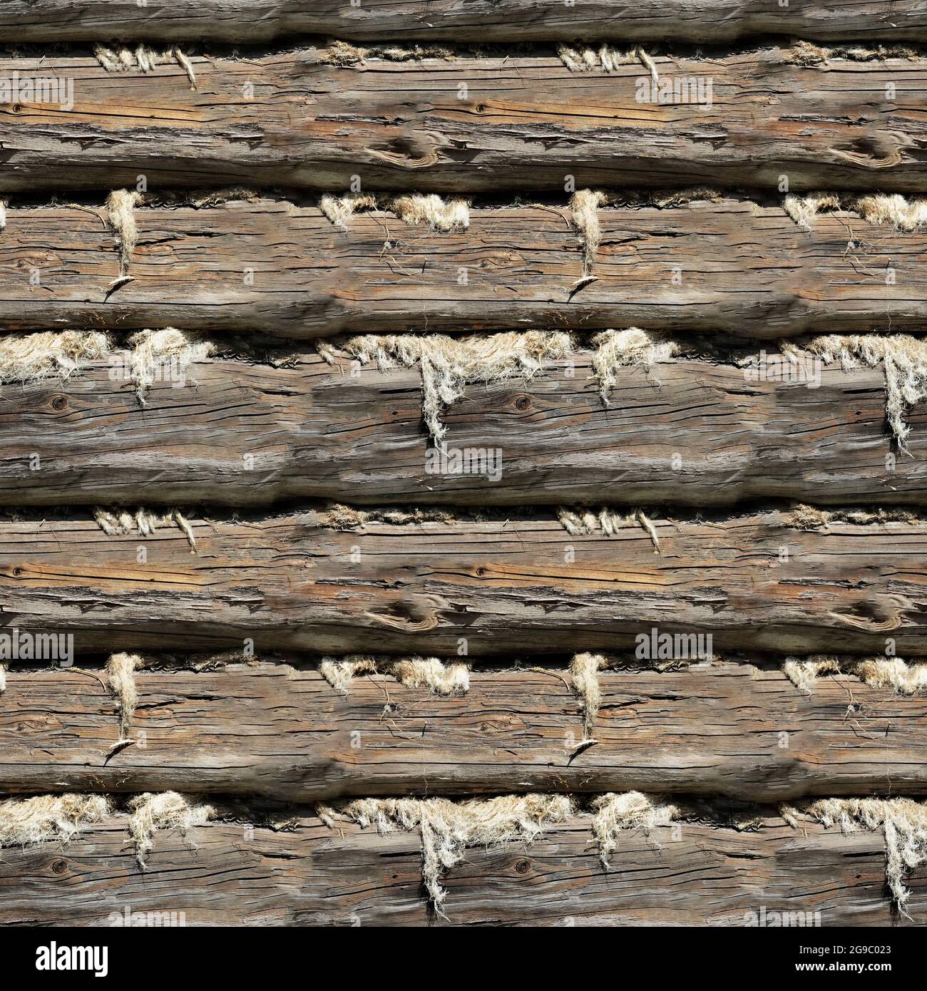 Log Cabin Wall Texture Seamless