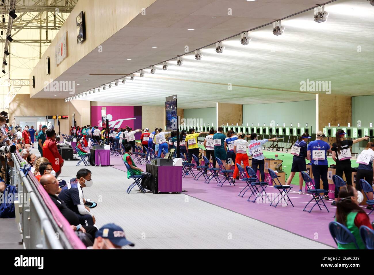 Tokyo, Japan. 25th July, 2021. General view Shooting - Rifle : Women's ...