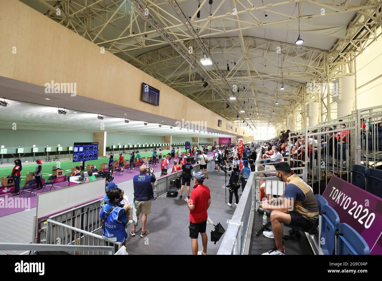 Tokyo, Japan. 25th July, 2021. General view Shooting - Rifle : Women's ...