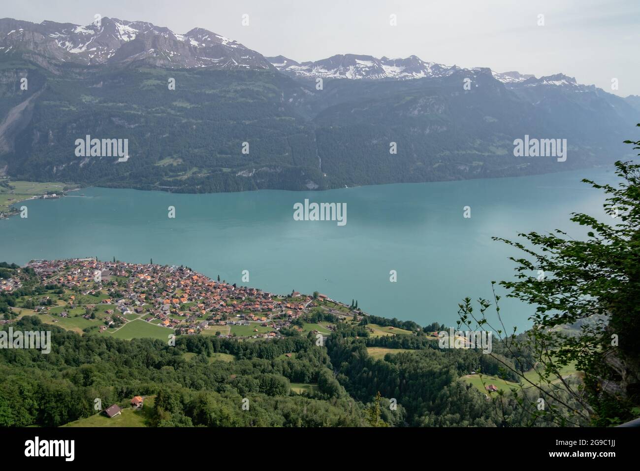 Aerial Panoramic View - Train from Rothorn to Brienz - Brienz-Rothorn ...