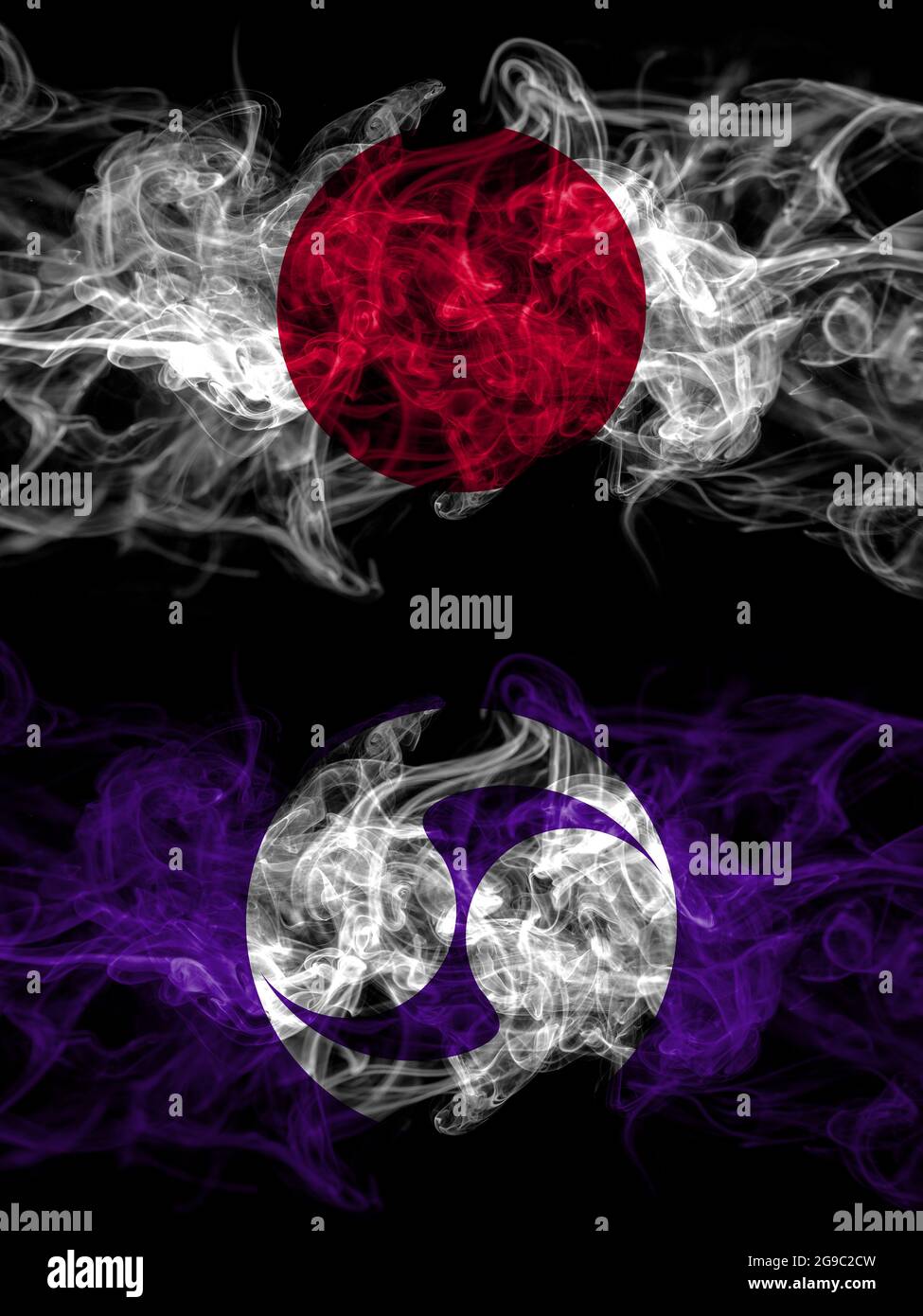 Smoke flags of Japan, Japanese and Japan, Japanese, Samani, Hokkaido ...
