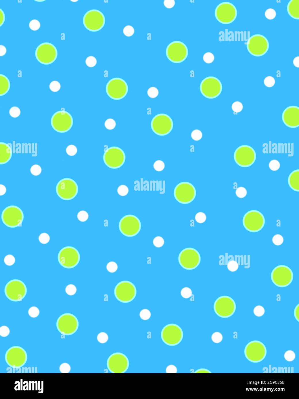 Royal Blue And White Polka Dot Background