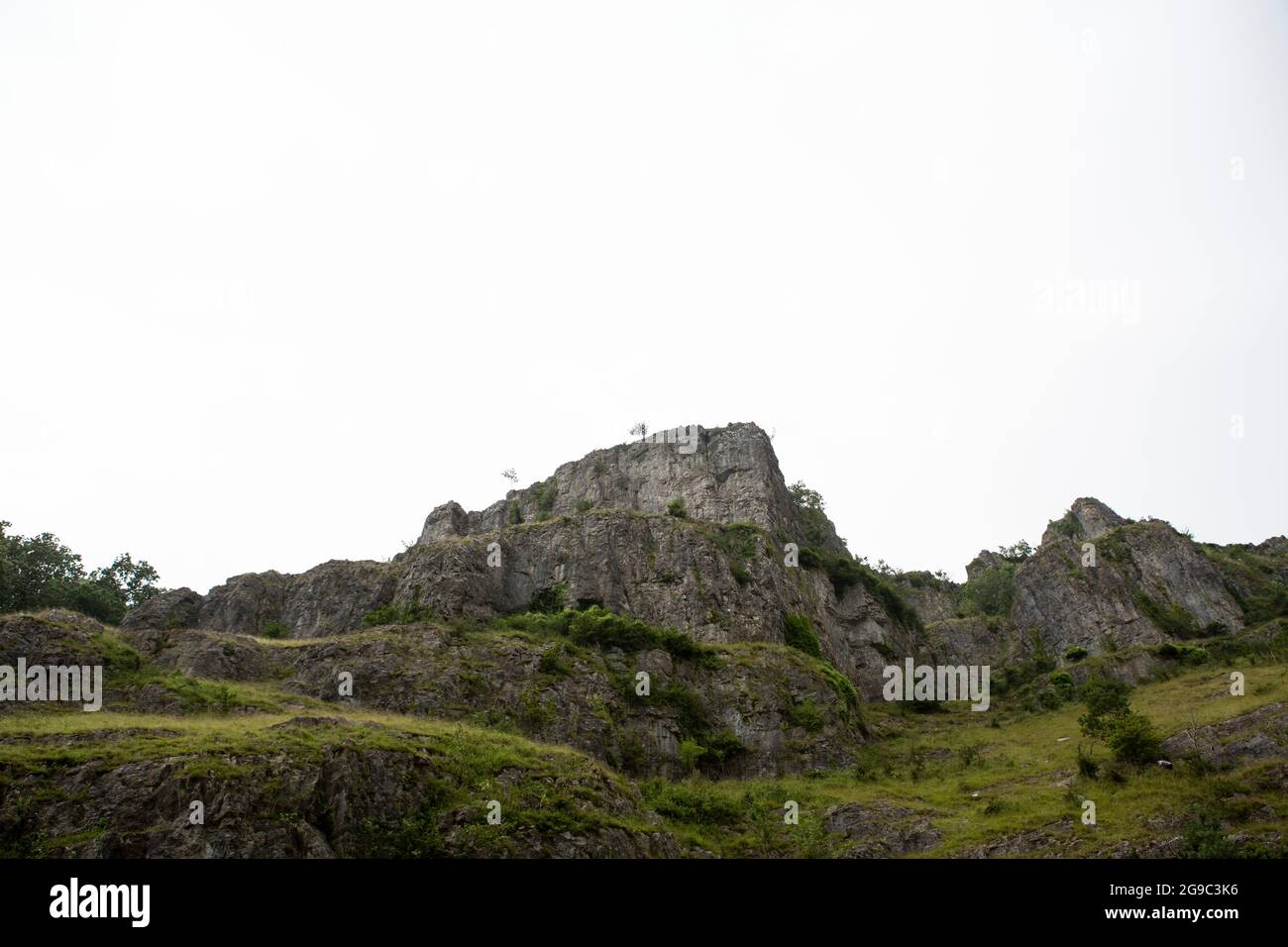 Cheddar Gorge landscape view of rocks Stock Photo - Alamy