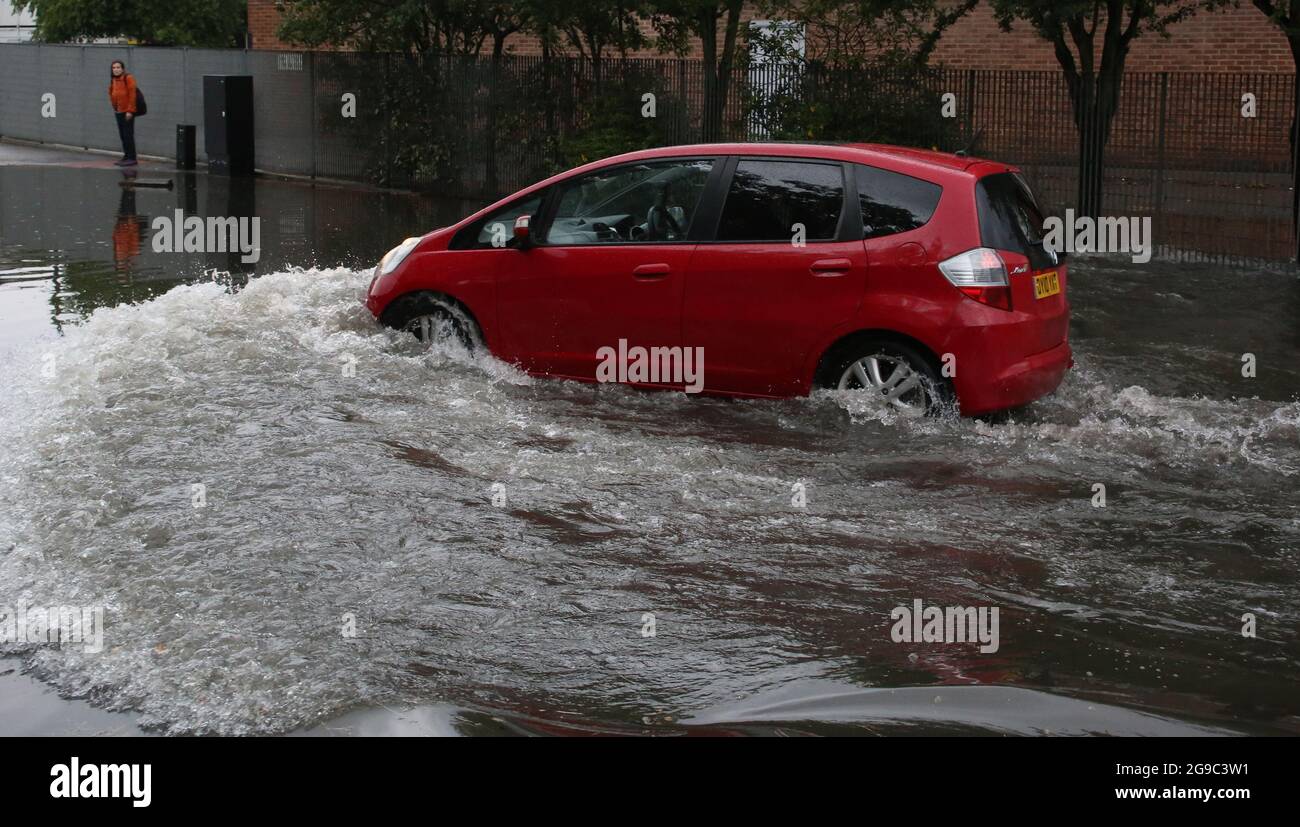 Police have declared a `major incident`in north-east London after heavy ...
