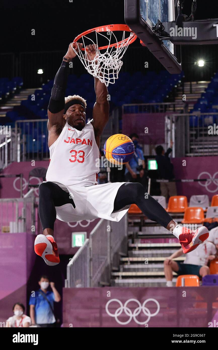TOKYO, JAPAN - JULY 25: Ira Brown of Japan competing on Men's Pool ...