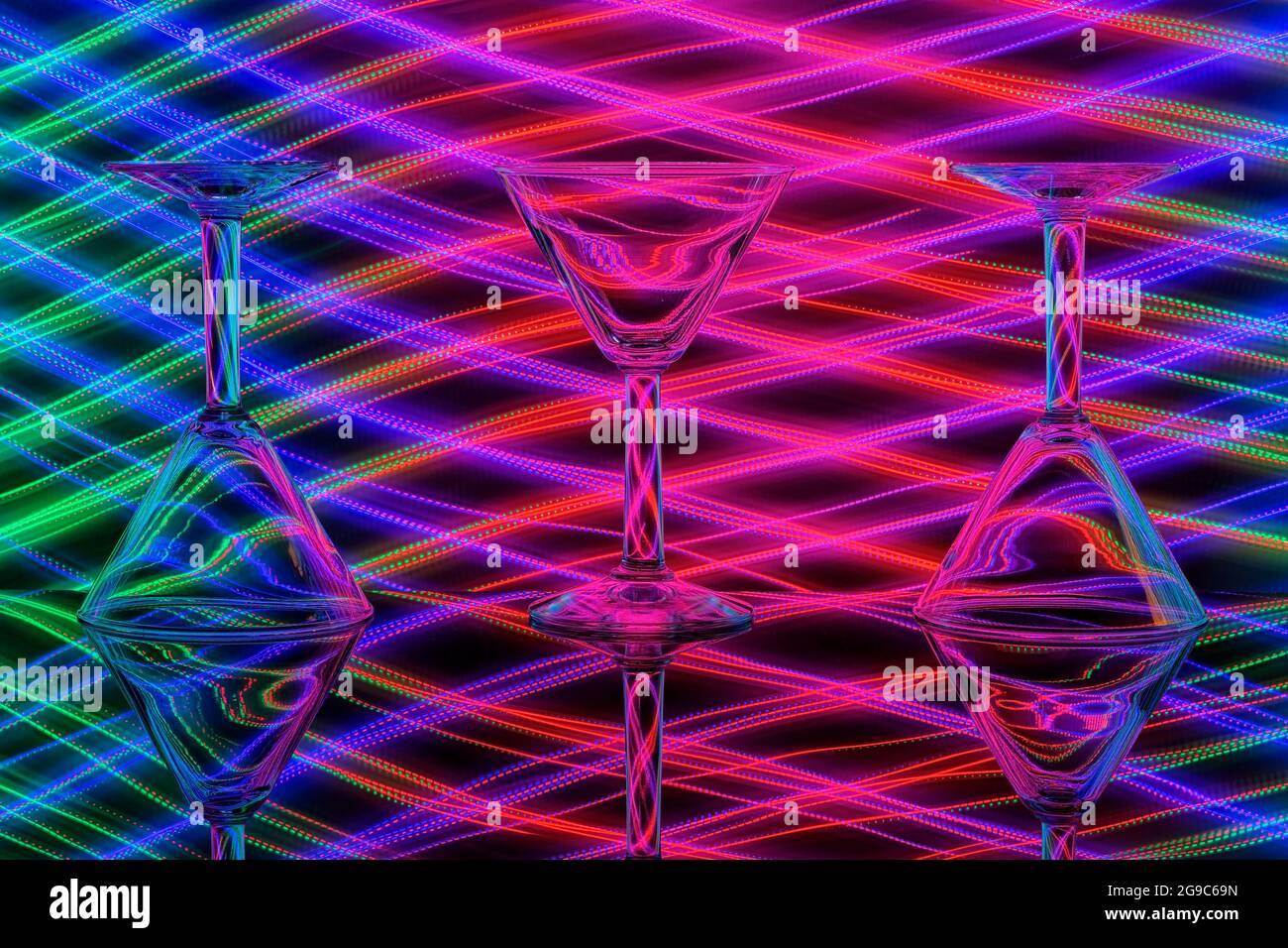 Glasses colorful hi-res stock photography and images - Alamy