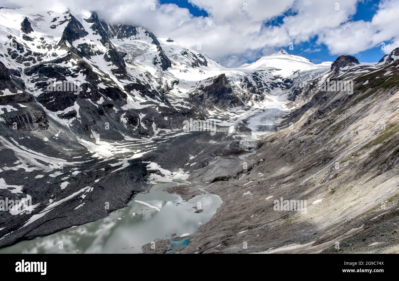 Pasterze, Großglockner, Gletscher, Gletscherzunge, Kaiser-Franz-Josefs ...