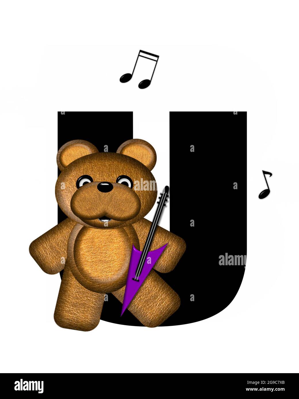 Music notes alphabet hi-res stock photography and images - Alamy