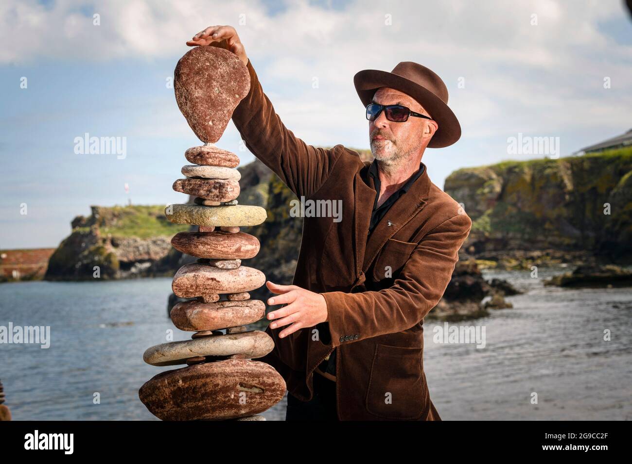 Pictured Stone Stacker Creator and founder James Craig Page 2021 ...
