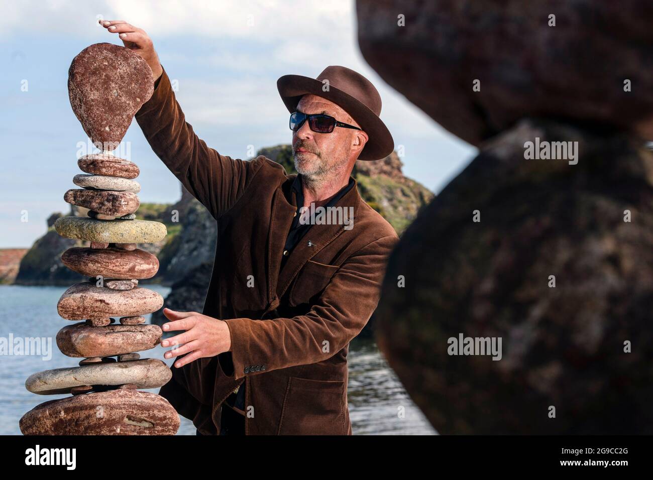 Pictured Stone Stacker Creator and founder James Craig Page 2021 ...