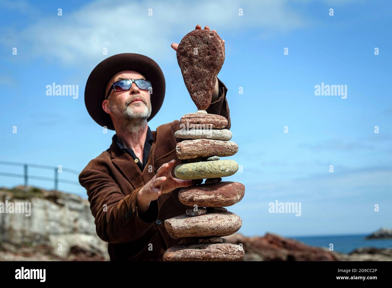Pictured Stone Stacker Creator and founder James Craig Page 2021 ...
